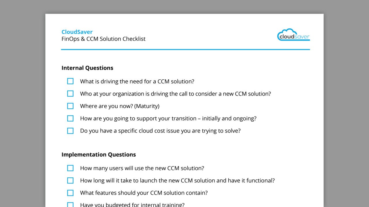 Data Sheets – CloudSaver