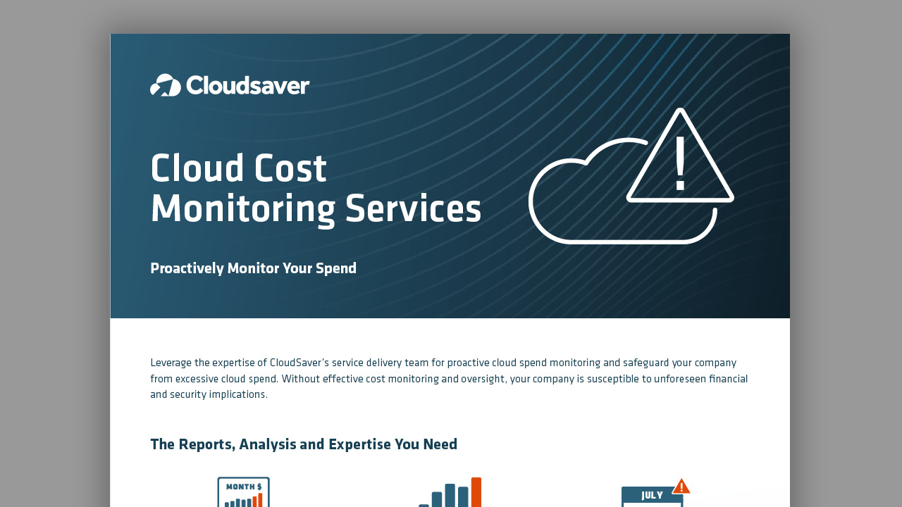 Data Sheets – CloudSaver