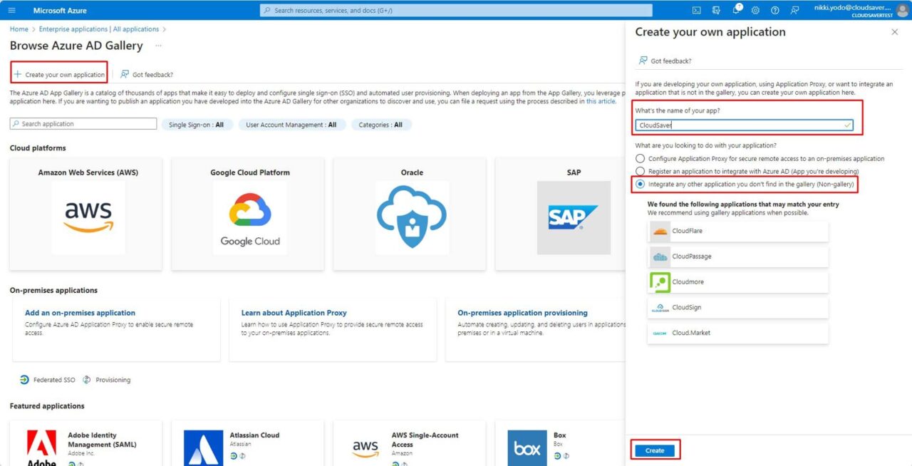 Azure IDP-Initiated SSO - Cloudsaver Knowledge