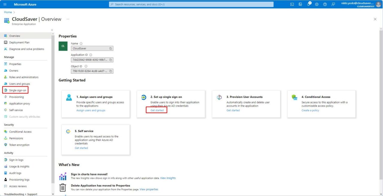 Azure IDP-Initiated SSO - Cloudsaver Knowledge
