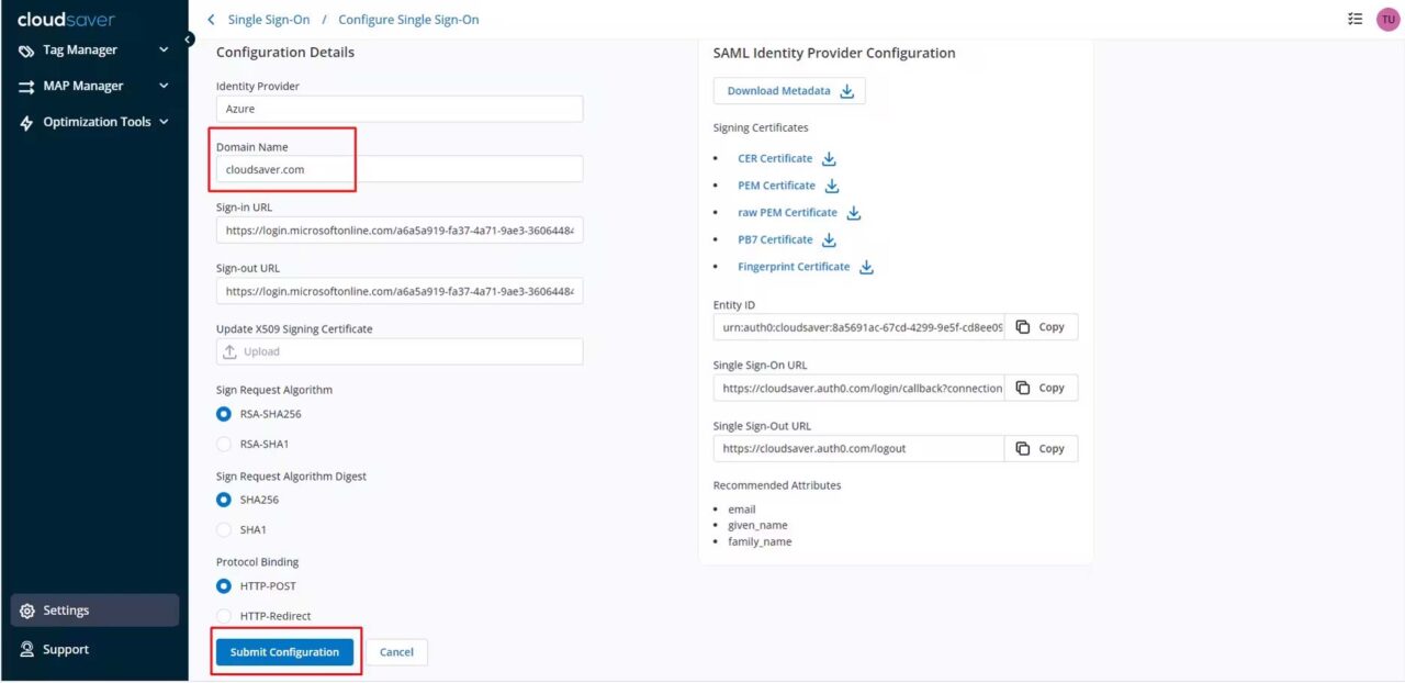 Azure SP-Initiated SSO - Cloudsaver Knowledge
